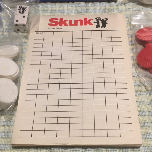 Schaper (The Cootie Company) | Games | Skunk Game 977 Vintage Complete ...